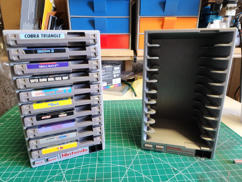 NES Cartridge Display V2 - Free 3D Print Model - MakerWorld