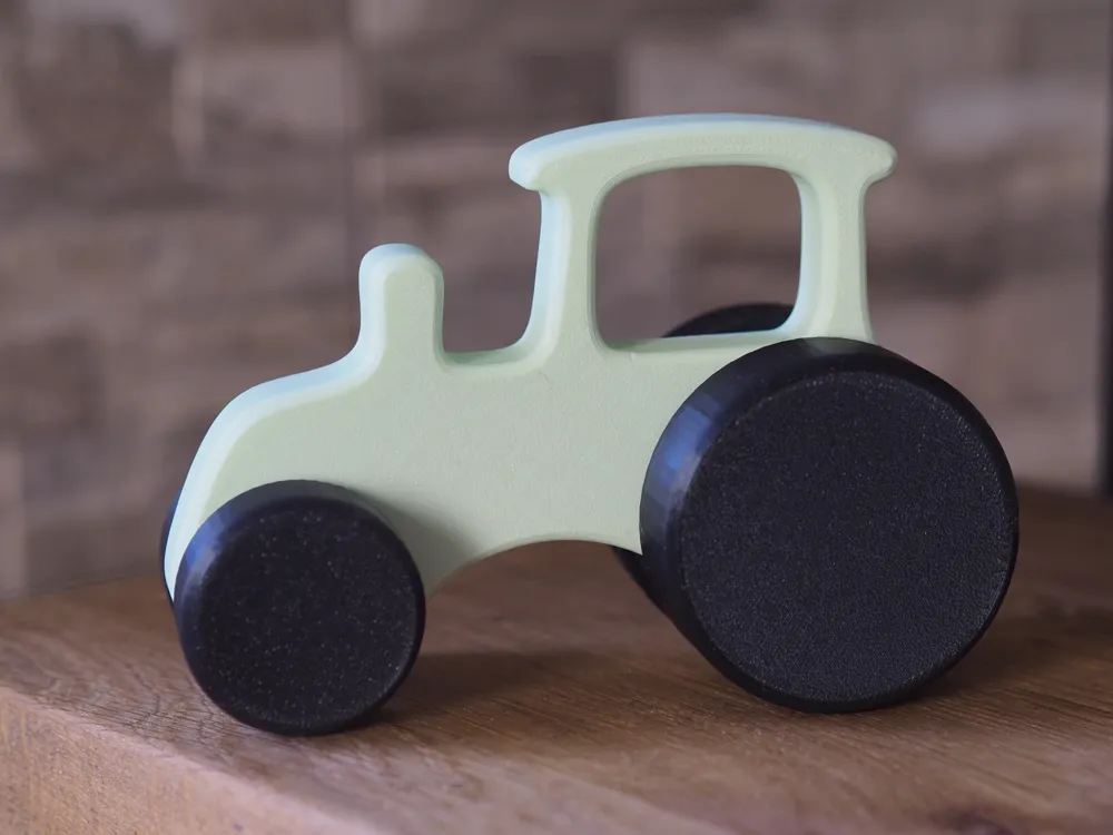 Toy tractor - Free 3D Print Model - MakerWorld