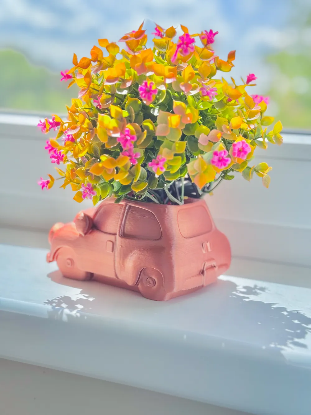 Old Car Planter / Pot / Vase by TibkaMakerWorld: Download Free 3D Models