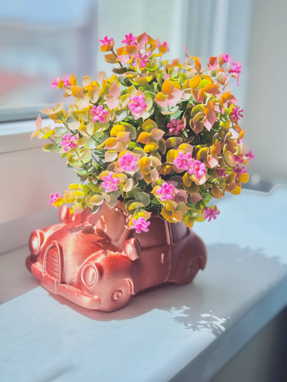 Old Car Planter / Pot / Vase by TibkaMakerWorld: Download Free 3D Models