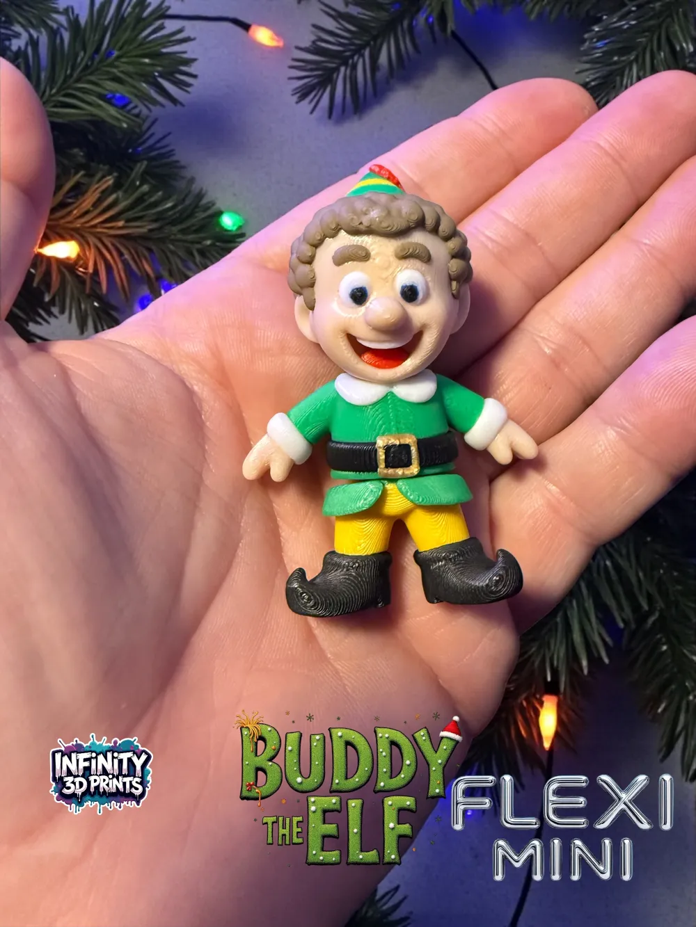 BUDDY THE ELF - FLEXI MINI - Free 3D Print Model - MakerWorld