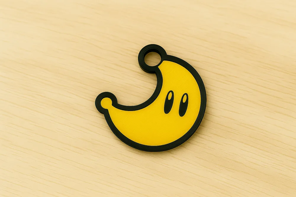 Super Mario luna ornamento albero di Natale da faffi MakerWorld ...