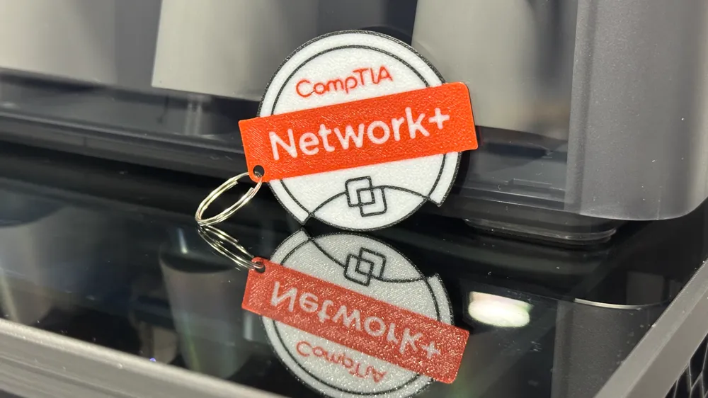 Comptia Network+ Keychain - Net+ - Network Plus by A1 Graphix - MakerWorld