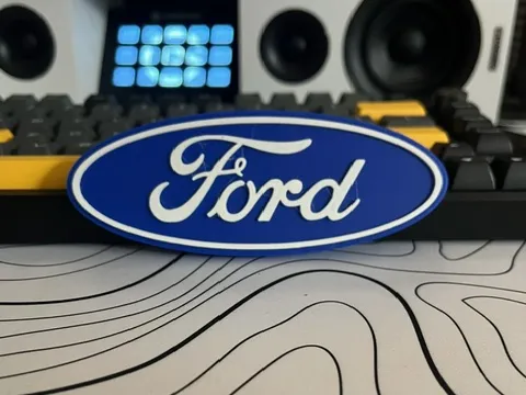 Ford logo - Free 3D Print Model - MakerWorld