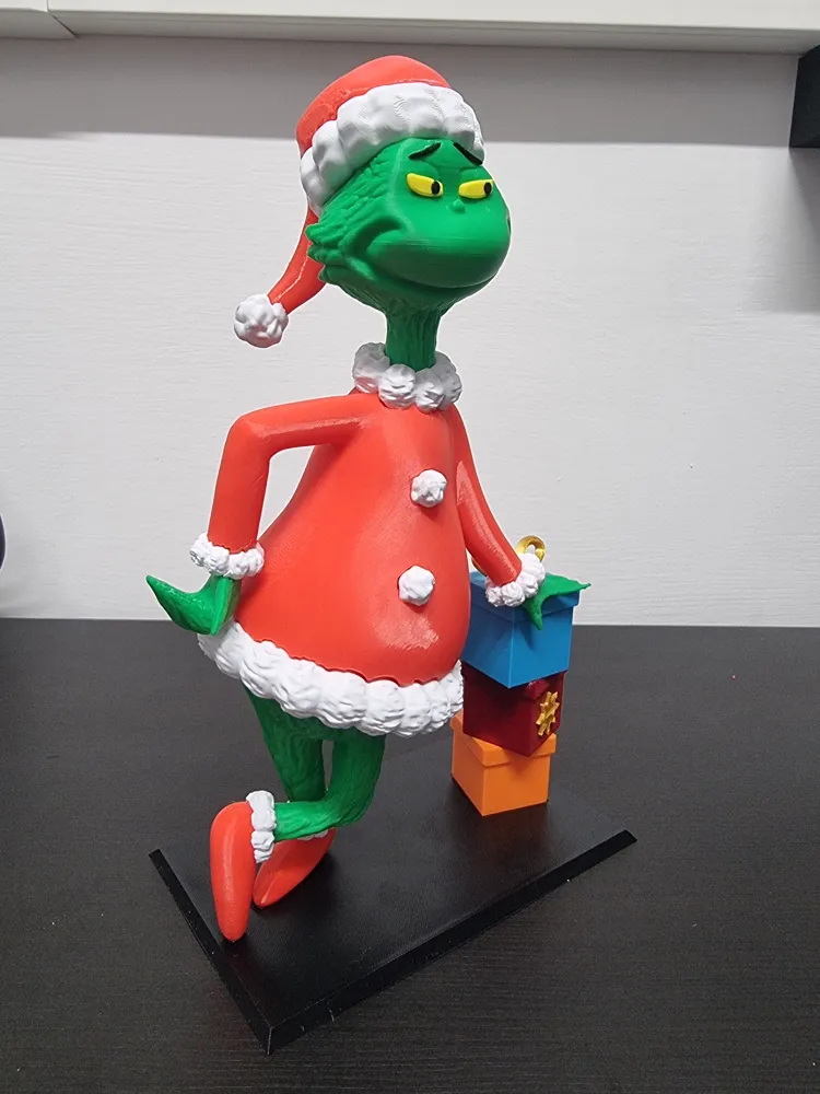 The Grinch Multi-part No AMS - Free 3D Print Model - MakerWorld