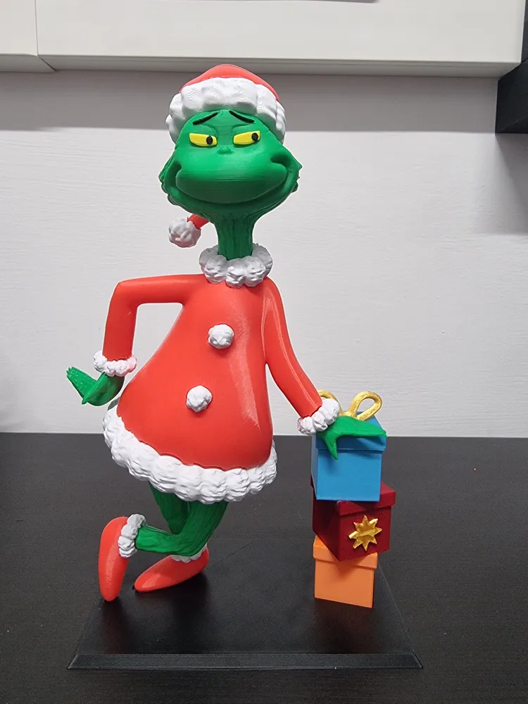 The Grinch Multi-part No AMS - Free 3D Print Model - MakerWorld