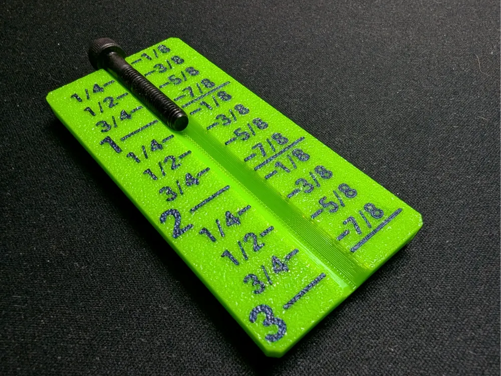 Inch Screw Measuring Tool by Cal - MakerWorld