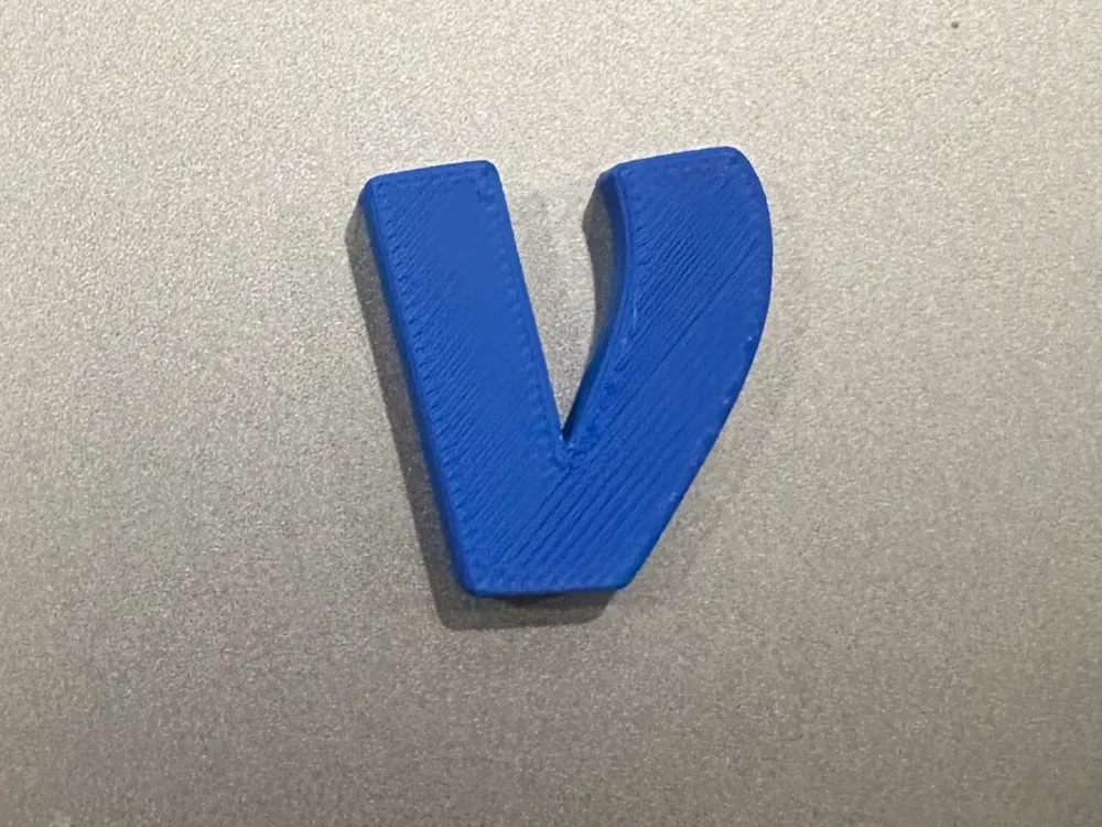 Venmo Logo V by pellypalace MakerWorld: Download Free 3D Models
