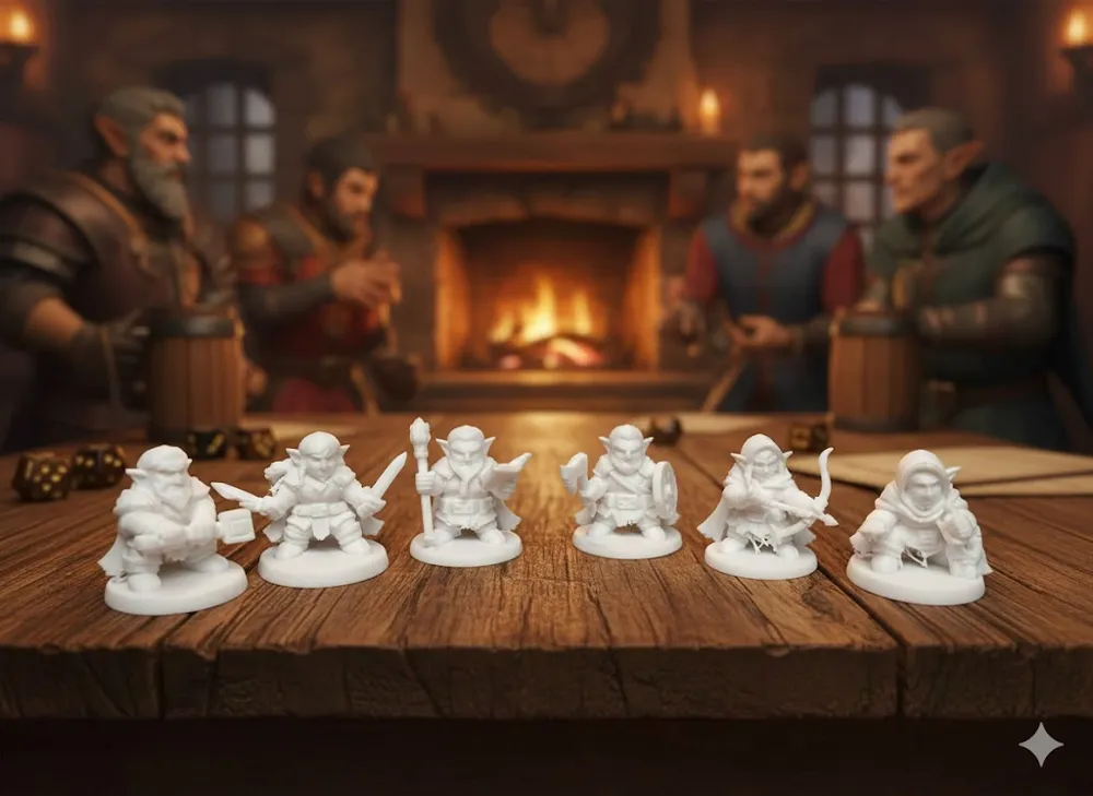 Elven DND Pack - Free 3D Print Model - MakerWorld
