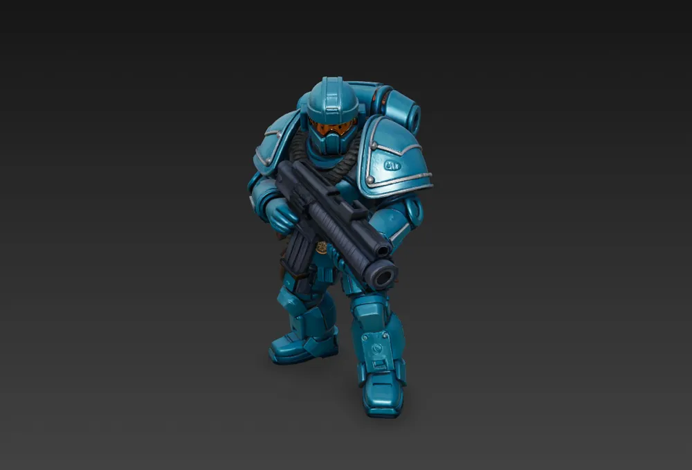 Iron Vanguard – Heavy Space Infantry for Wargames by Maxim MakerWorld ...