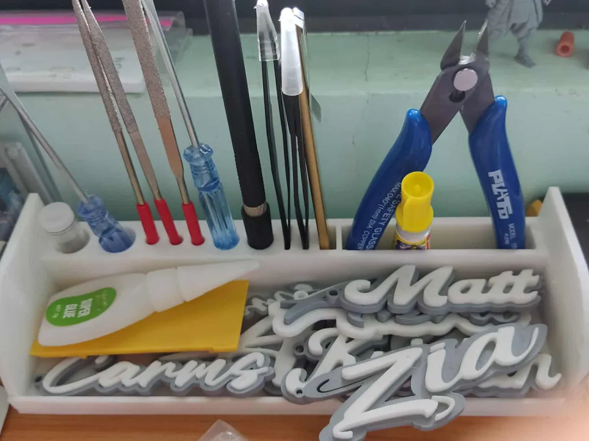Gundam tools organizer - Free 3D Print Model - MakerWorld