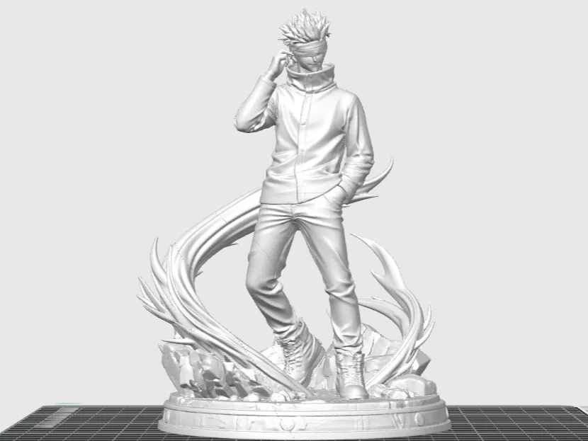 Gojo Figure - Free 3D Print Model - MakerWorld