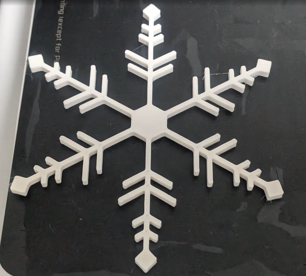 Snowflake Coaster - Free 3D Print Model - MakerWorld