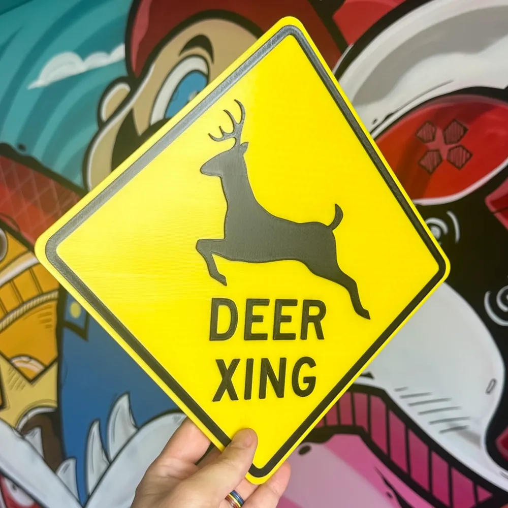Deer Xing Sign - Days Gone by rico3Dmaker - MakerWorld