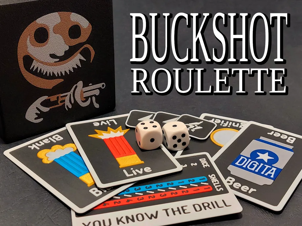 Buckshot Roulette Card Game by Golub17 - MakerWorld