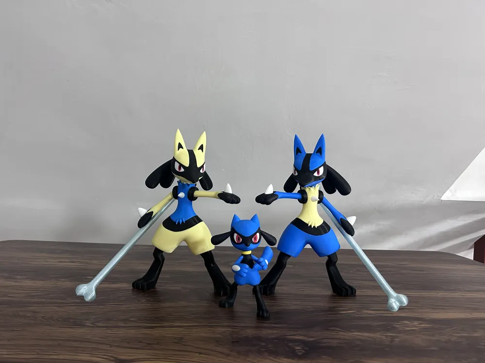 448-Lucario-Pokemon-Assembly - Free 3D Print Model - MakerWorld