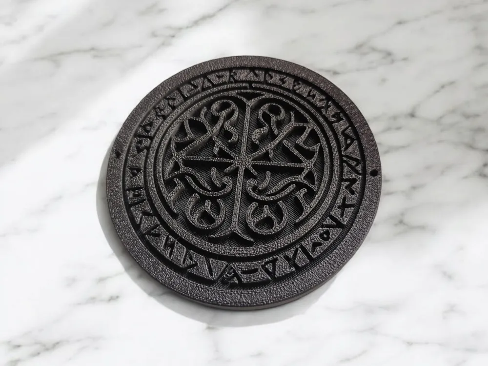 Drinks & Coffee Cup Coaster "Runestone" - Free 3D Print Model - MakerWorld