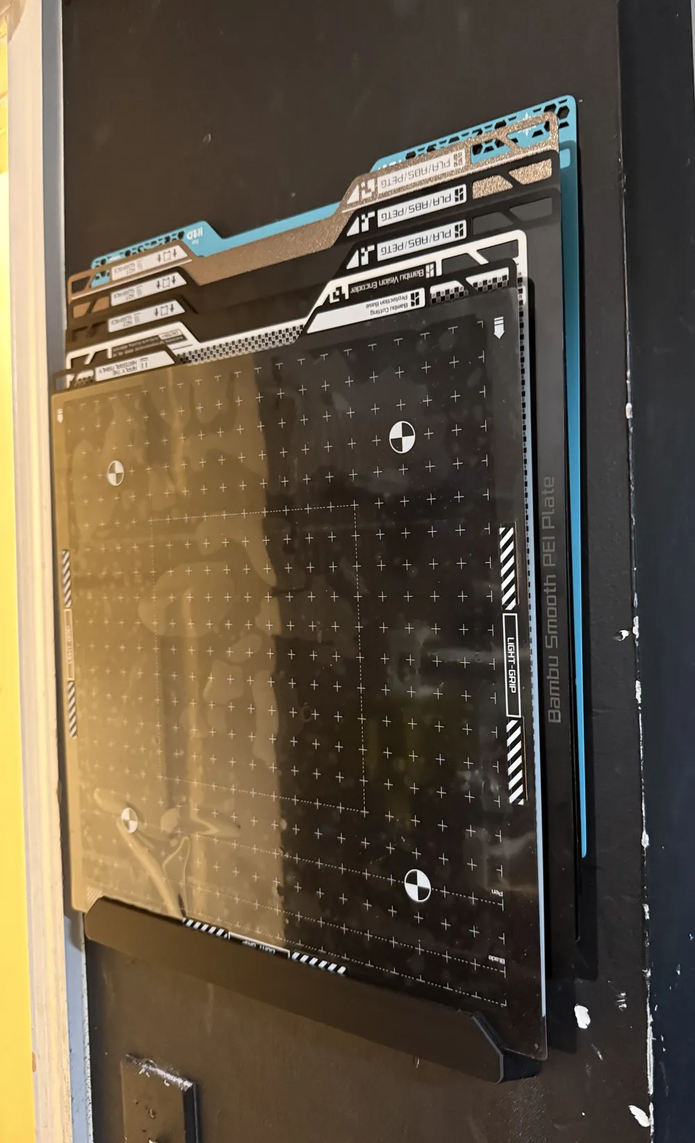 6 plate wall mount for H2D by The Filament Waster MakerWorld: Download ...