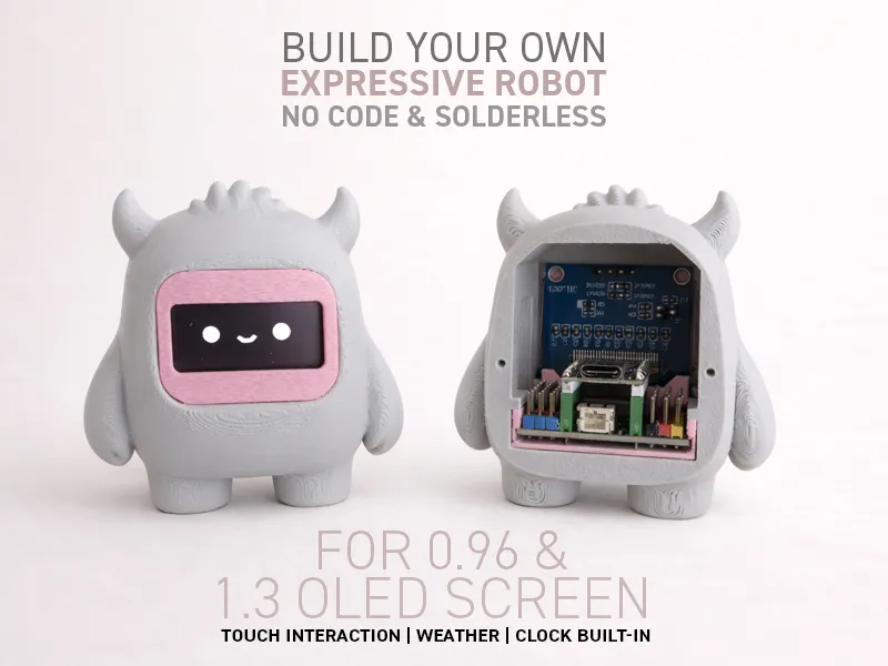 Compagnon 309 - Build your expressive robot - Free 3D Print Model ...