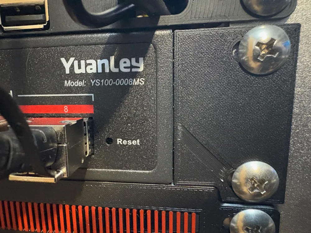 10 inch rack ears for Yuanley YS100-0008MS switch by SigOS MakerWorld ...