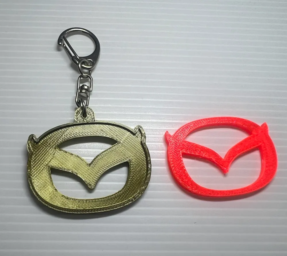mazda logo keychain by ricky - MakerWorld