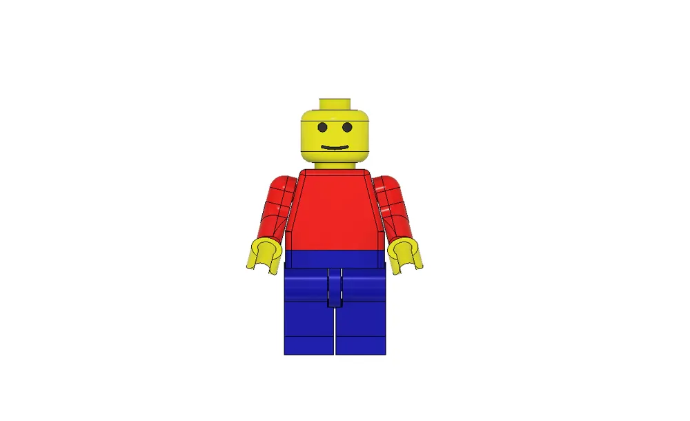 Brickman LEGOs Inspired Minifigure - Free 3D Print Model - MakerWorld