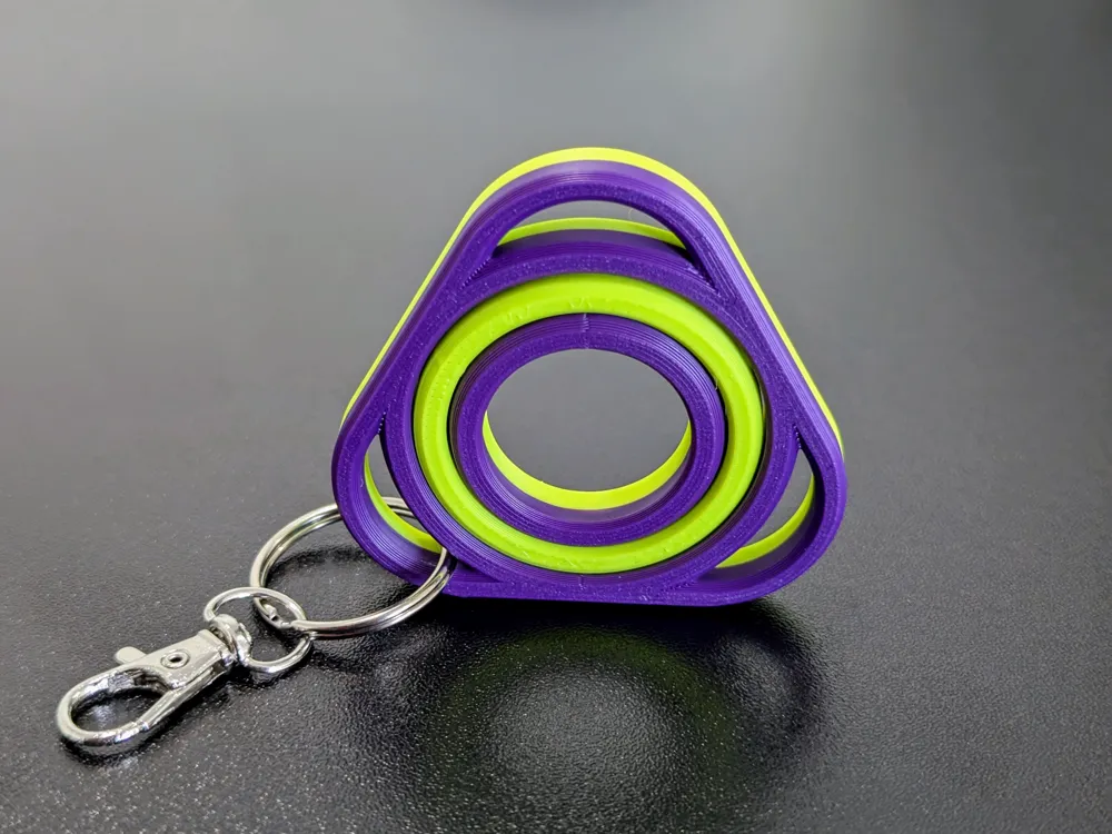 Triangle Gyro Fidget | Four Sizes by Grandpa 3DPrints MakerWorld ...