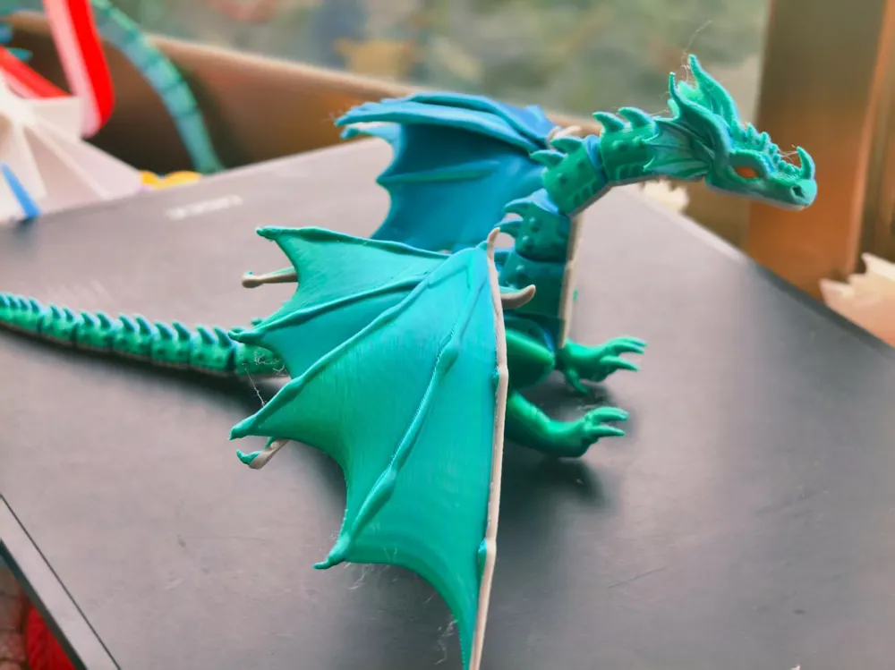 RainWing Dragon, minimal supports, wings of fire, MINI printable by 像素 ...