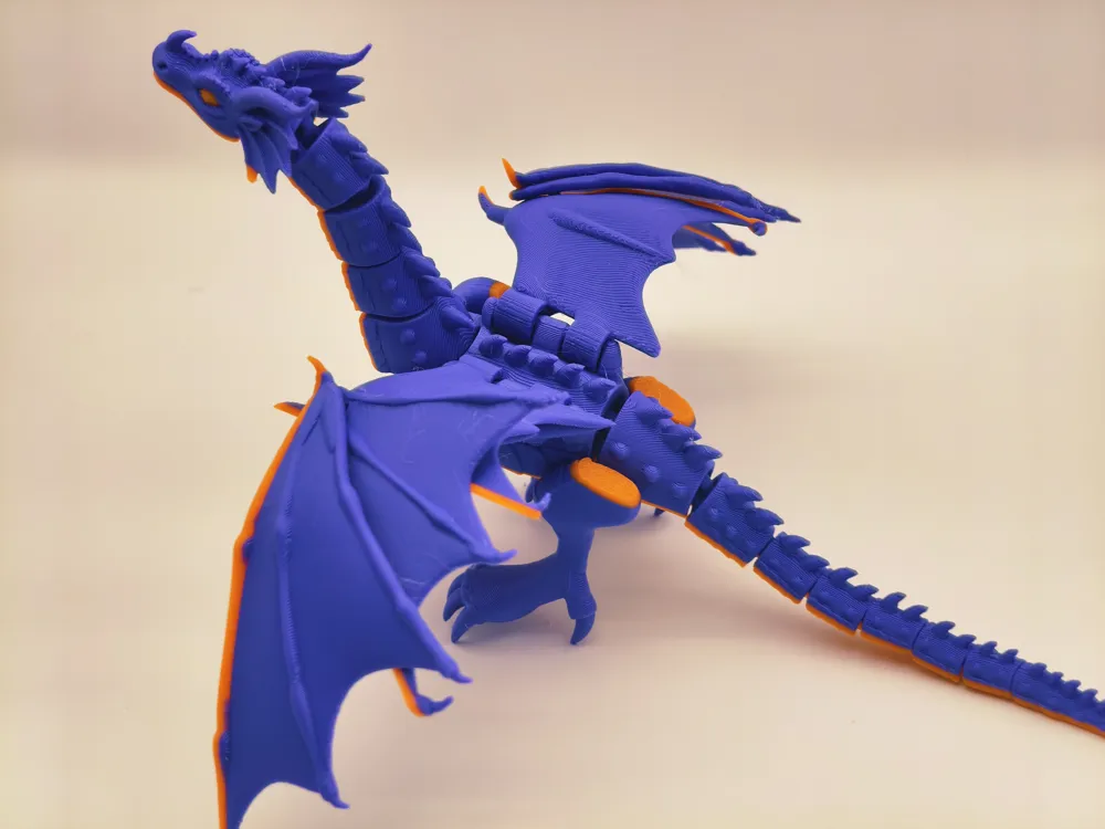 RainWing Dragon, minimal supports, wings of fire, MINI printable - Free ...