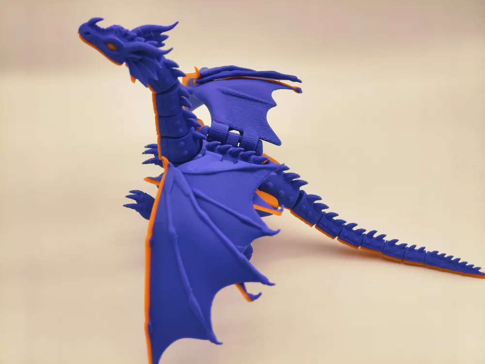 RainWing Dragon, minimal supports, wings of fire, MINI printable by 像素 ...