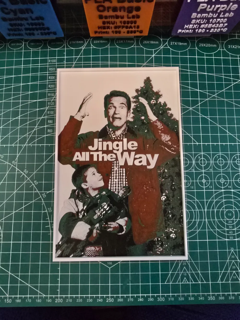 Jingle All the Way Movie Poster - Hueforge Art by Lumpy3D - MakerWorld