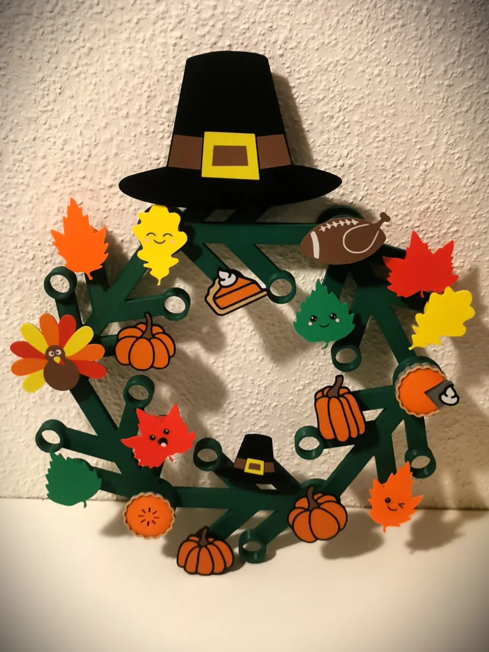 Giant Building Brick Thanksgiving Autumn Leaves - Free 3D Print Model ...