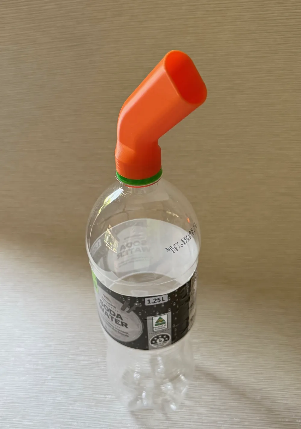 Bent spout for Plastic Bottle, with funnel and cap by Darwinian ...