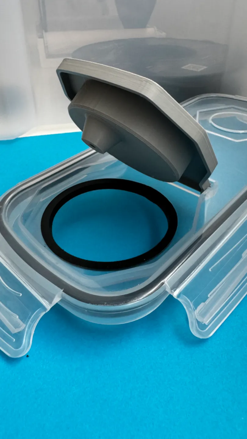 PTFE Lid for cereal box - dry box / zilo1 - Free 3D Print Model ...