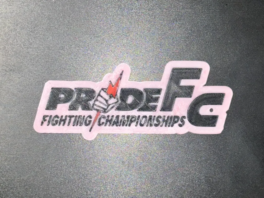 PRIDE FC Logo by johnobili MakerWorld: Download Free 3D Models