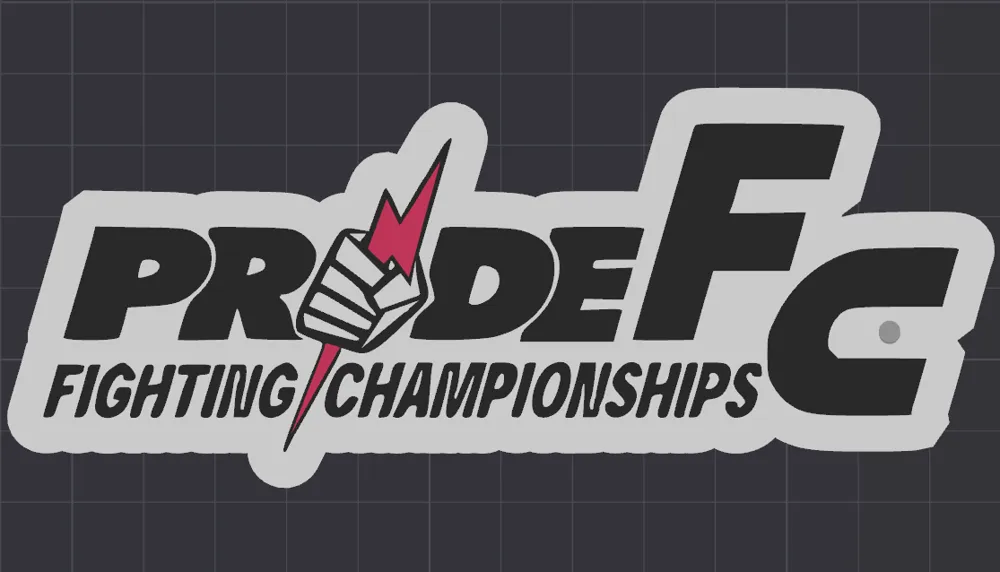 PRIDE FC Logo - Free 3D Print Model - MakerWorld