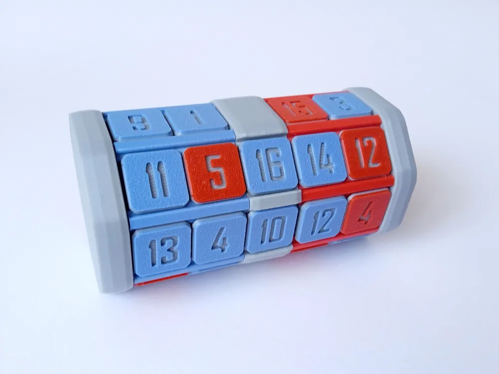 Sliding Puzzle Tower V2 - Free 3D Print Model - MakerWorld