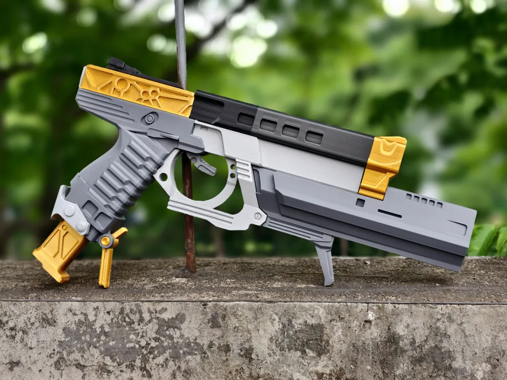 Destiny 2 : Devil's Ruin Sci-fi pistol toy model by 补补觉去 MakerWorld ...