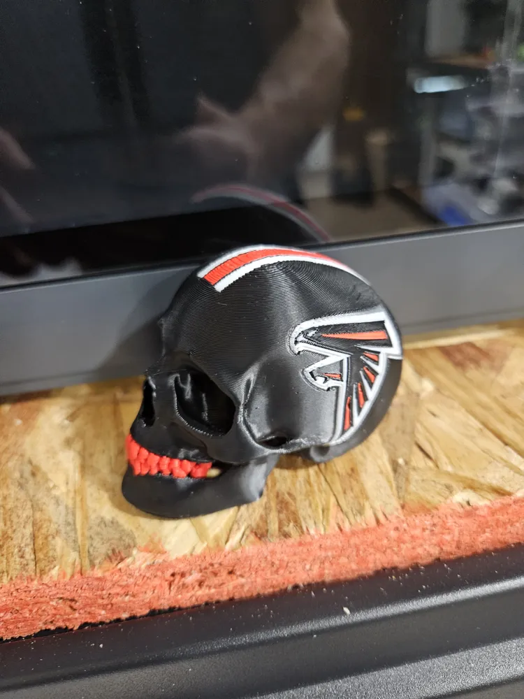 atlanta falcons skull - Free 3D Print Model - MakerWorld
