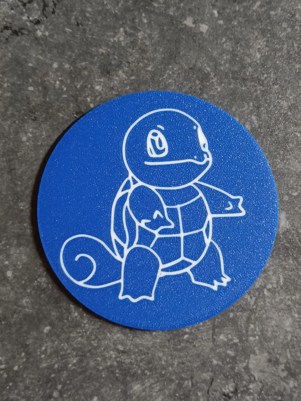 Pokémon Squirtle coaster - Free 3D Print Model - MakerWorld