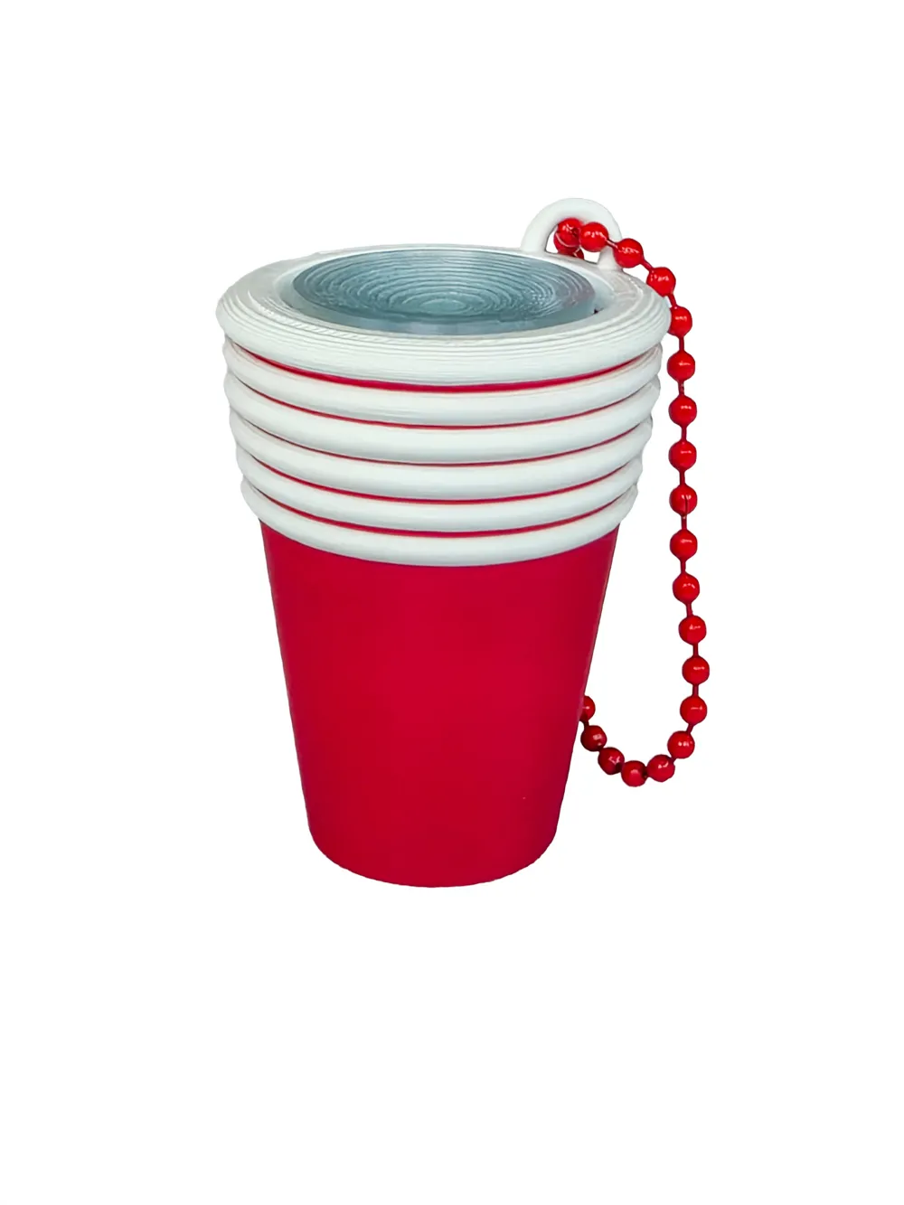 Plastic Solo Cup Clicker Keychain for Can Cooler - Free 3D Print Model ...