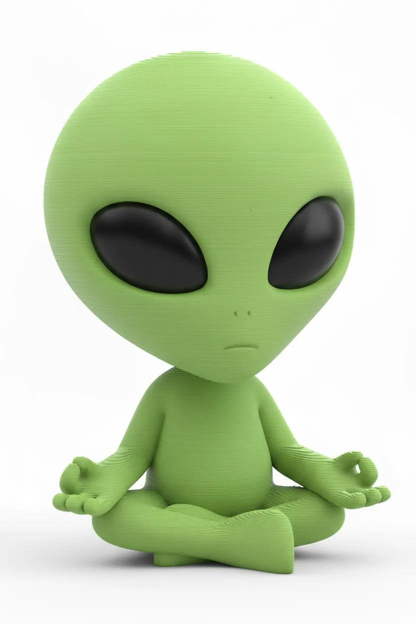 Alien figure collection in various poses - Free 3D Print Model - MakerWorld