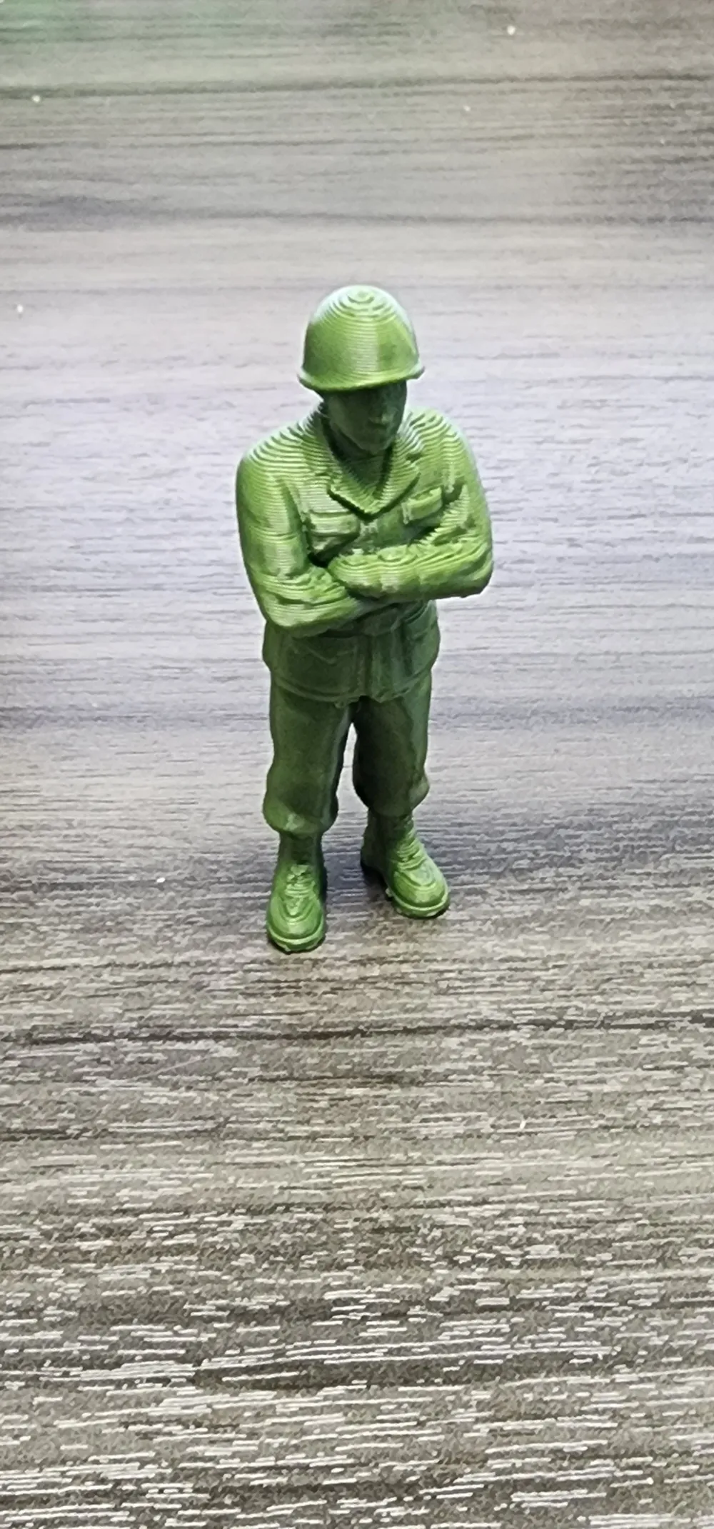 Green Army Man Arms Crossed Mini Figuring Soldier by Florida Features ...