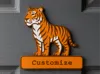 Tiger Customizable Name Sign - Free 3D Print Model - MakerWorld