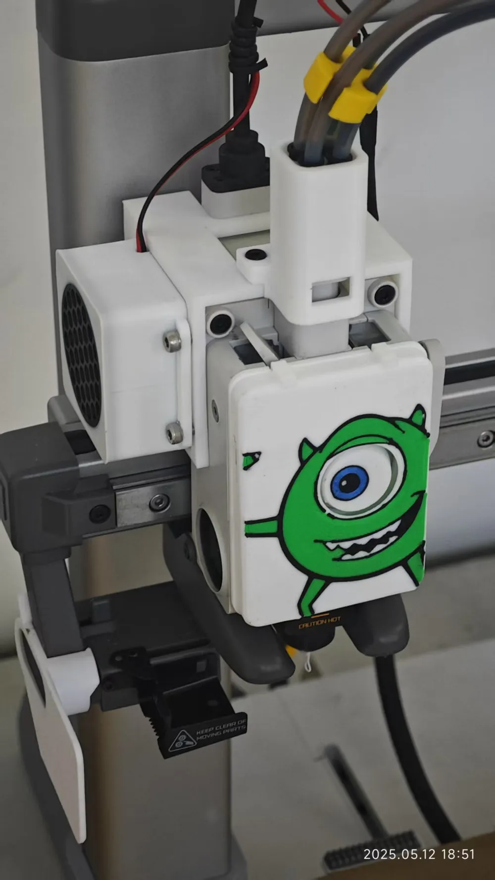 Bambu Lab A1/A1 mini extruder motor cooling fan (combining motor ...