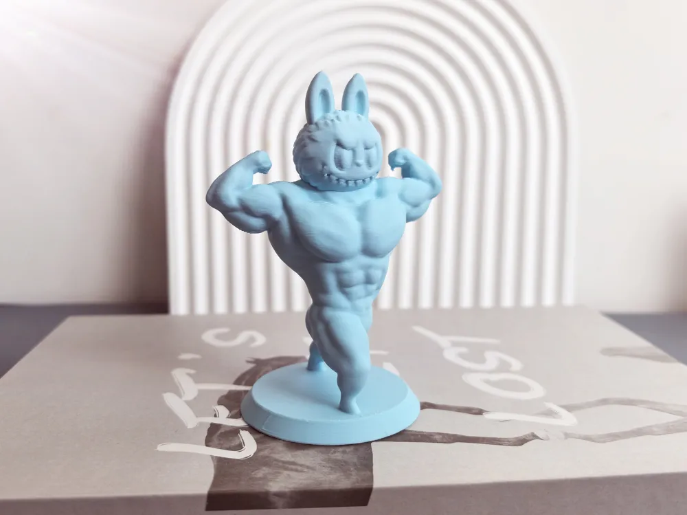 A muscular Labubu, a fitness Labubu by naiyangyang MakerWorld: Download ...