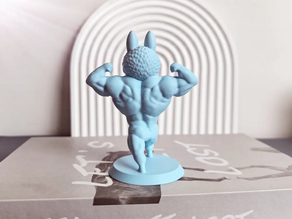 A muscular Labubu, a fitness Labubu by naiyangyang MakerWorld: Download ...