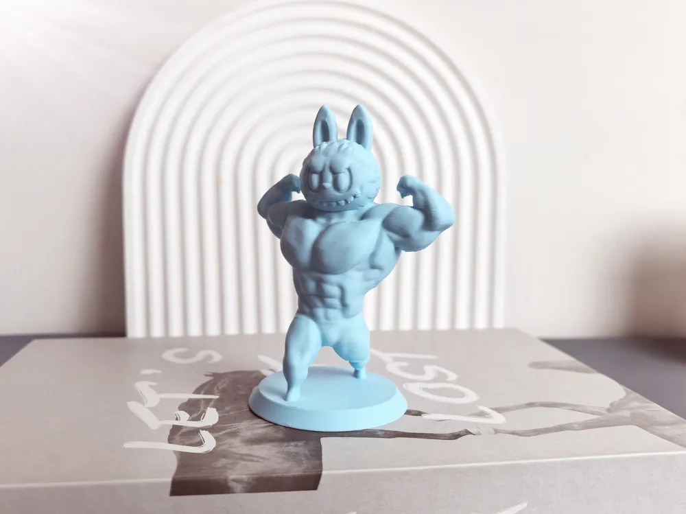 A muscular Labubu, a fitness Labubu by naiyangyang MakerWorld: Download ...