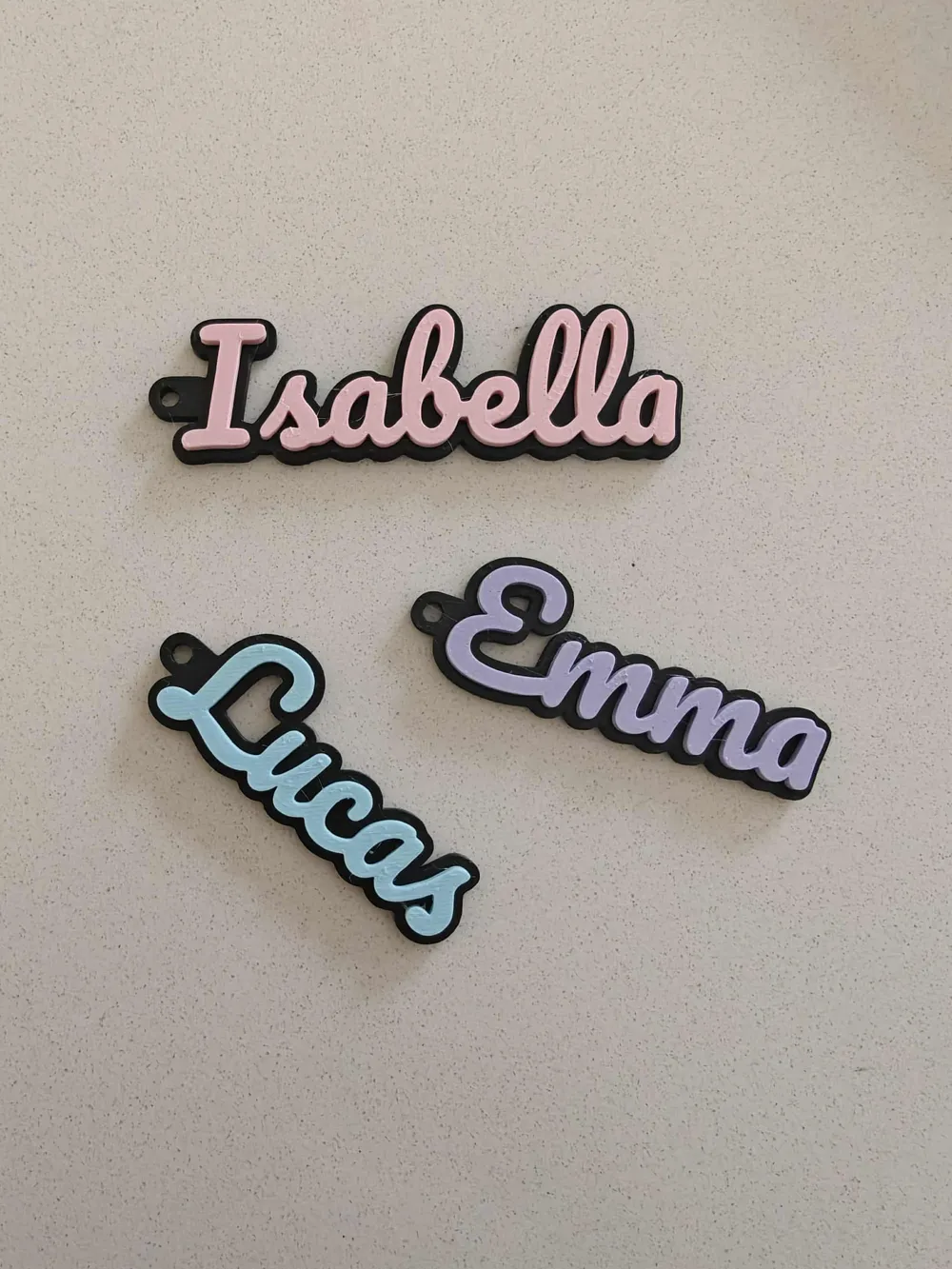 Customizable Name keychain - Free 3D Print Model - MakerWorld