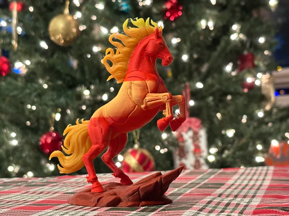 Fire Horse - New Year 2026 - Free 3D Print Model - MakerWorld